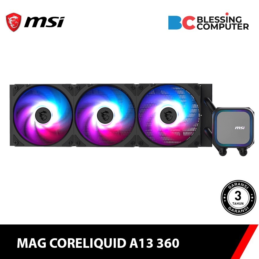 Jual Liquid Cooler MSI MAG CORELIQUID A13 360 BLACK | Shopee Indonesia