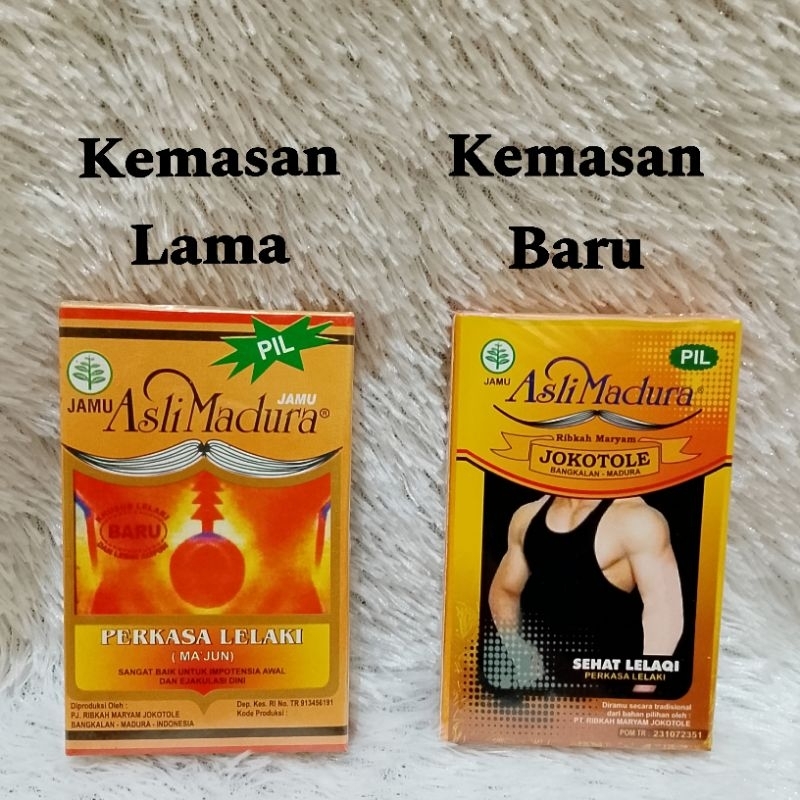 Jual Jamu Sehat Lelaki Tradisional Madura Kemasan Baru [100 pil ...