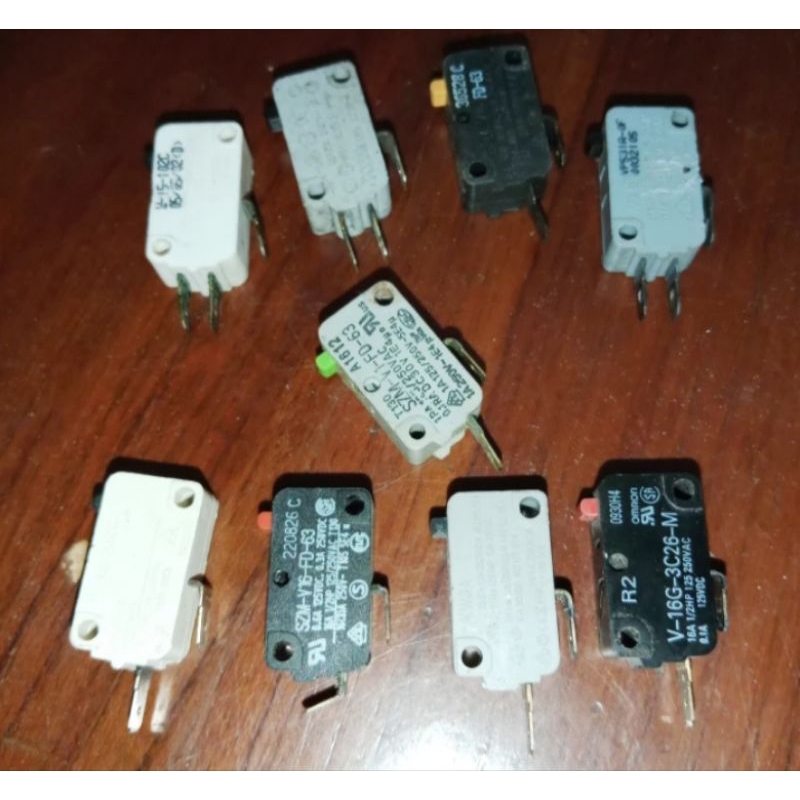 Jual Micro Switch Saklar Mikro 2 + 3 Pin Kaki, varian/bekas pintu oven | Shopee Indonesia
