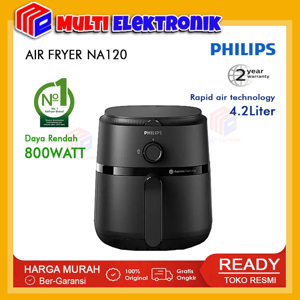 Jual Philips Air fryer NA120/00 Rapid Air Technology 1000 Series ...