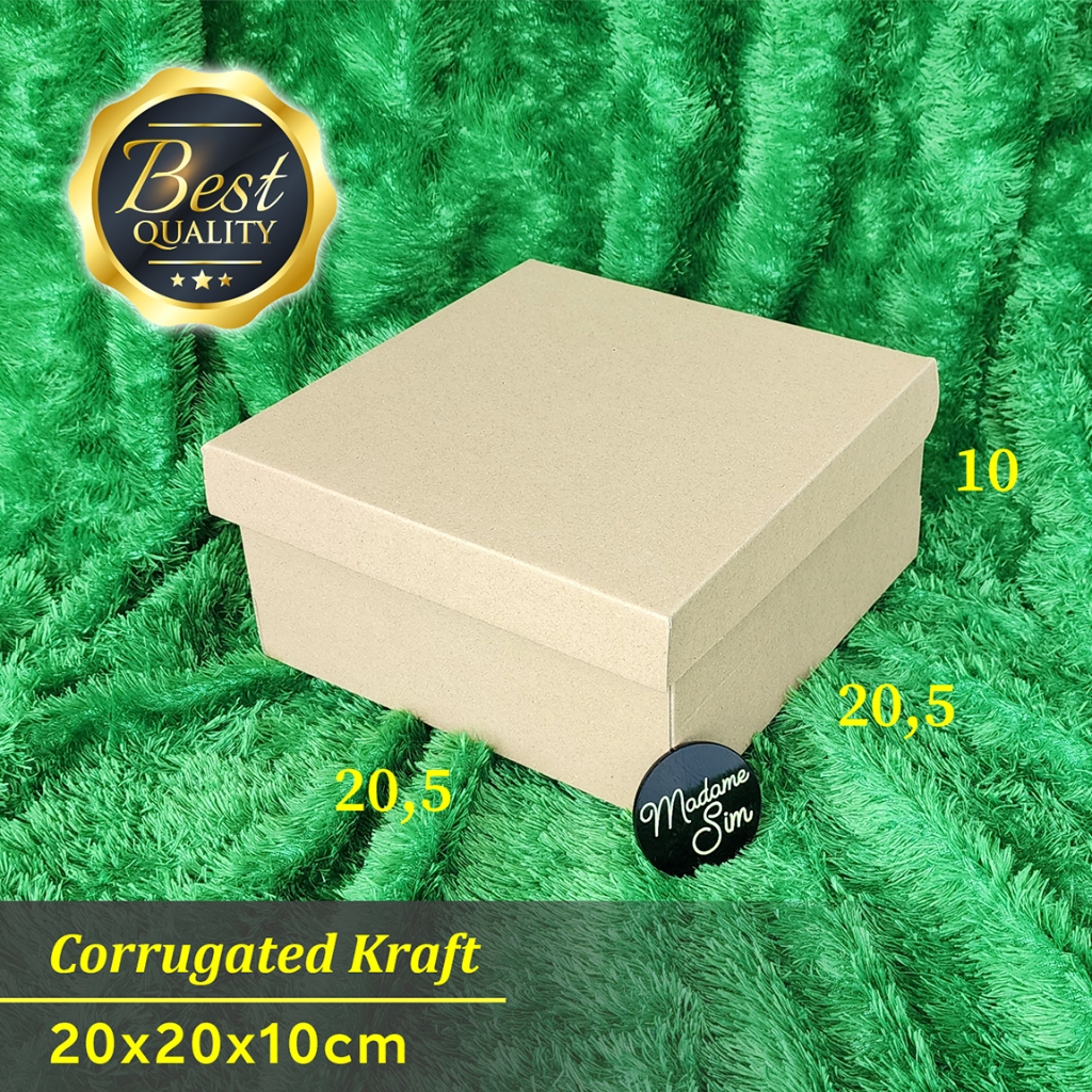 Jual KOTAK KUE - CAKE BOX 20x20x10 (ISI : 10 PCS) | Shopee Indonesia