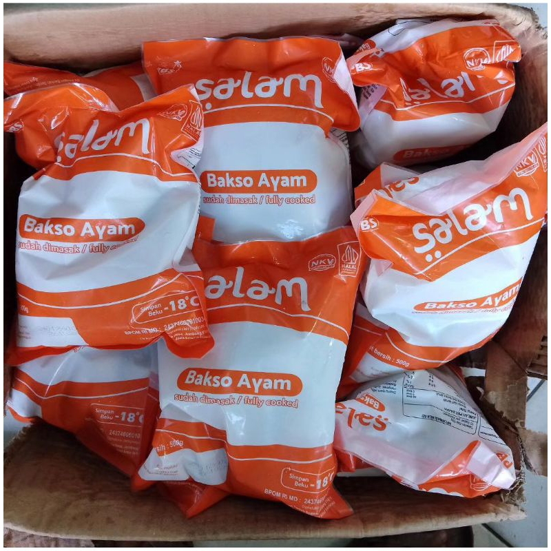 Jual Frozen Food Palembang Bakso Salam Ayam dan sapi | Shopee Indonesia