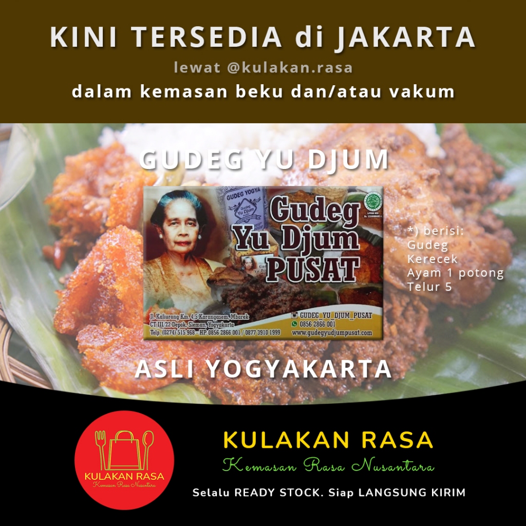 Jual GUDEG YU DJUM PUSAT asli dari Yogyakarta (1 besek) | Shopee Indonesia