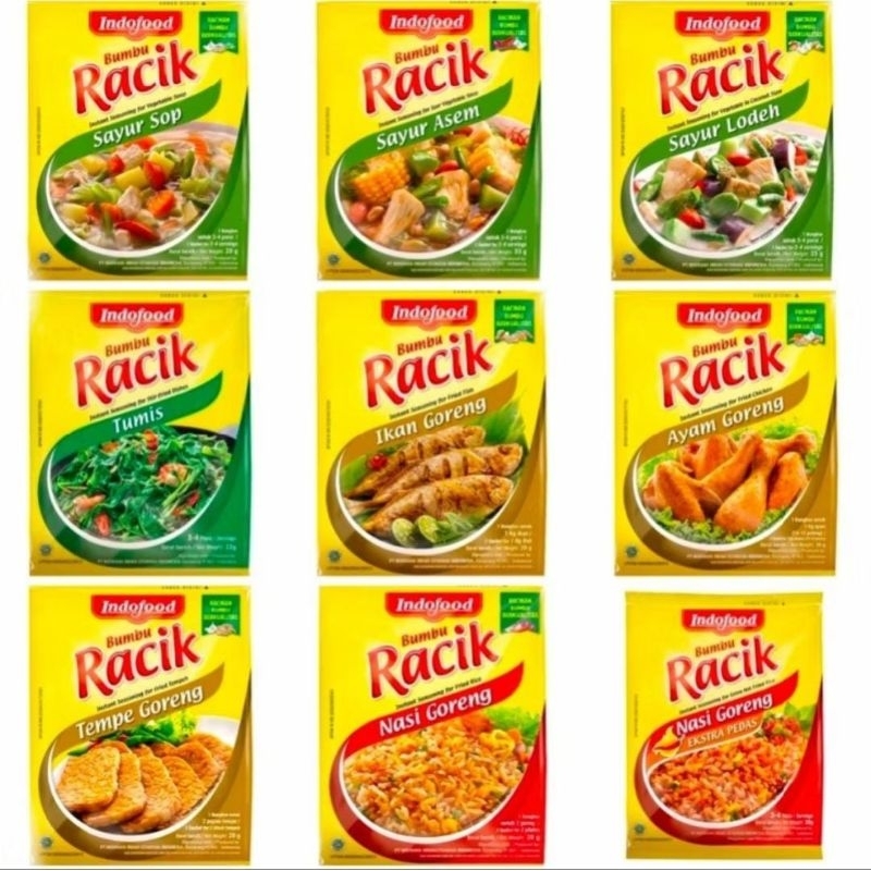 Jual Bumbu Racik Indofood All Variant / Racik Indofood 1 bungkus ...