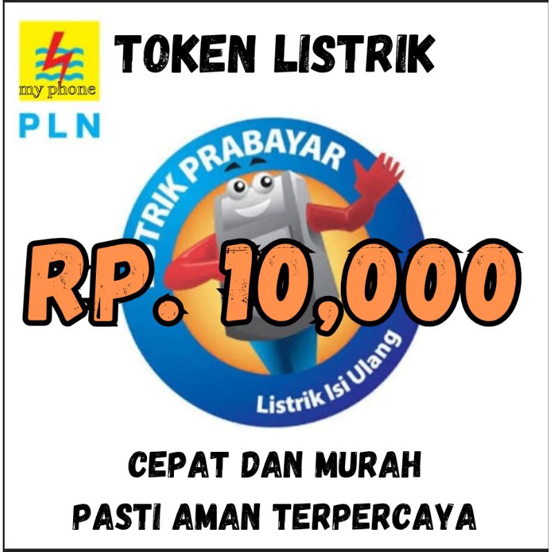 Jual TOKEN LISTRIK PLN 10.000 MURAH (proses cepat) | Shopee Indonesia