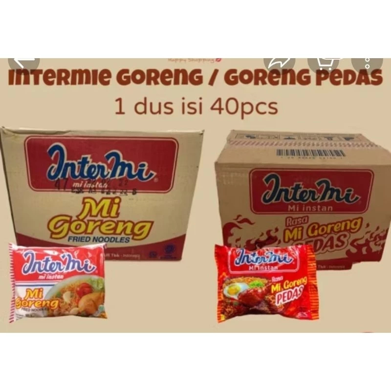 Jual Intermi goreng 1 dus isi 40 / Mie instan | Shopee Indonesia