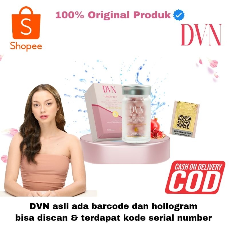 Jual [MALL ORIGINAL] DVN Collagen Asli isi 60 butir | Berhollogram ...