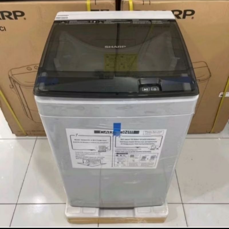 Jual MESIN CUCI 1 TABUNG SHARP 8 KG TOP LOADING ESM 8000 PGG / ESM7000PGG FULL OTOMATIS LOW WATT ...