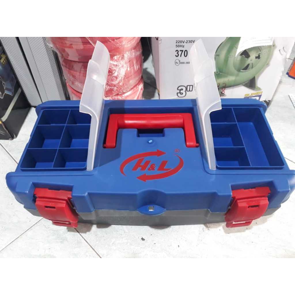 Jual Tool Box 16 Inch/ Kotak Perkakas 38cm Bahan PVC/ Kotak Penyimpanan ...