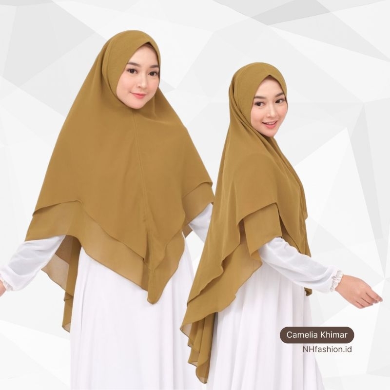 Jual Jilbab Khimar Syar'i Jumbo Pet Antem 2 Layer Ceruty | Shopee Indonesia