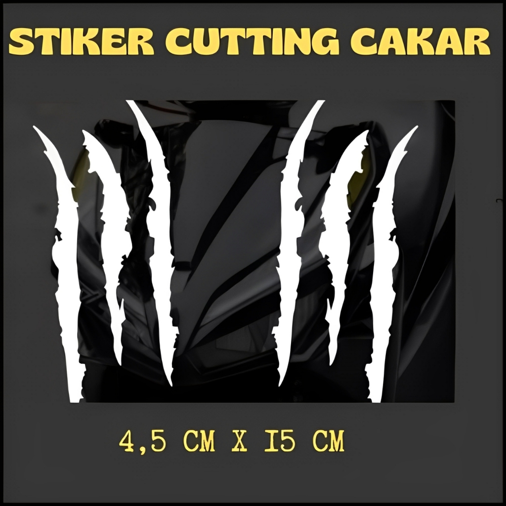 Jual Sticker Cakar Cutting Stiker Monster Stiker Racing Sepeda Motor ...