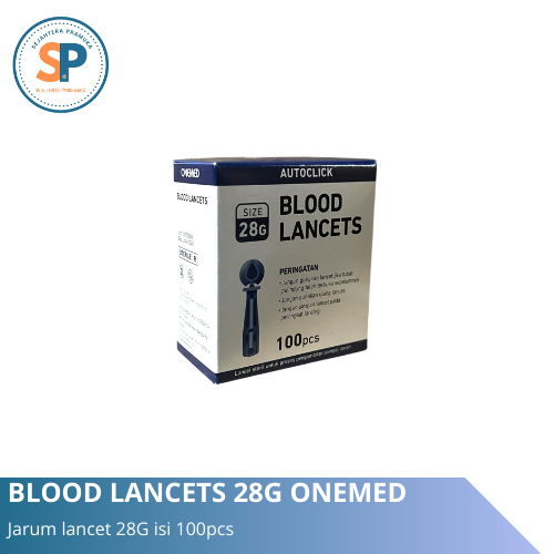 Jual OneMed - Blood Lancets 26G 28G / Jarum Lancet isi 100's | Shopee Indonesia