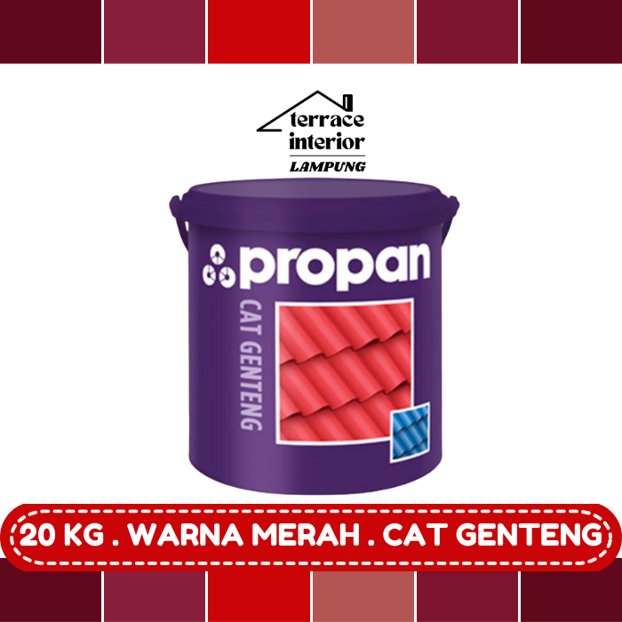 Jual Cat Genteng Propan Warna Merah 20 Kg | Shopee Indonesia