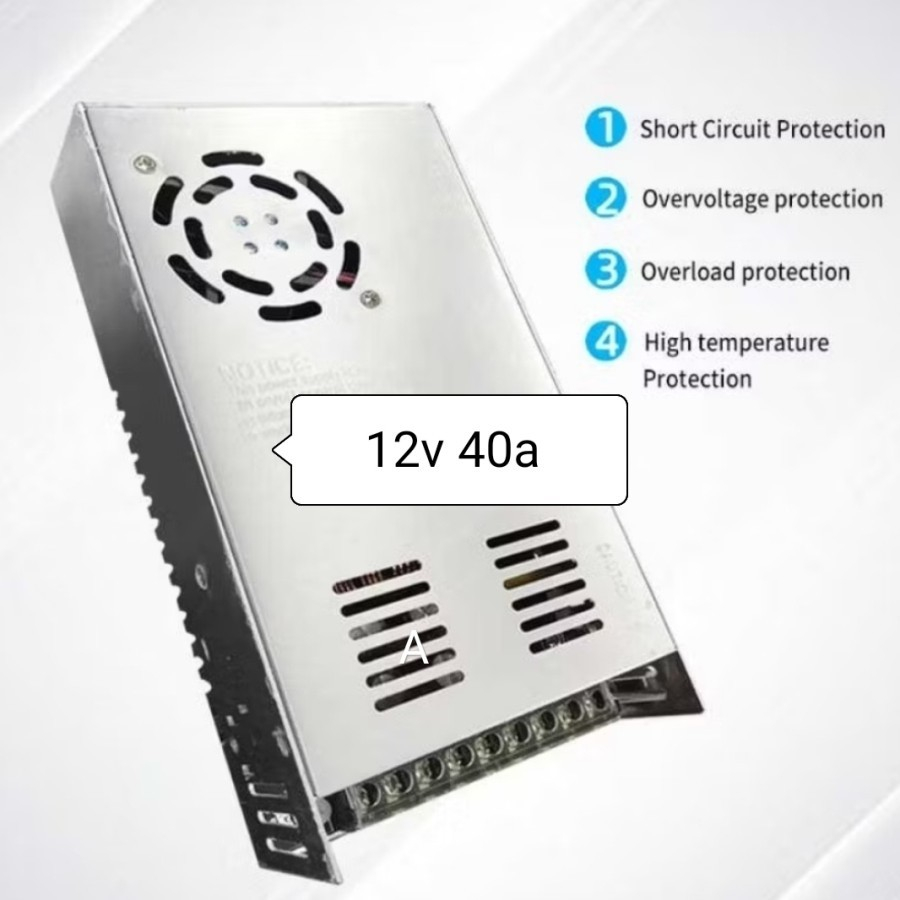 Jual PSU Jaring 12V 40A | Shopee Indonesia