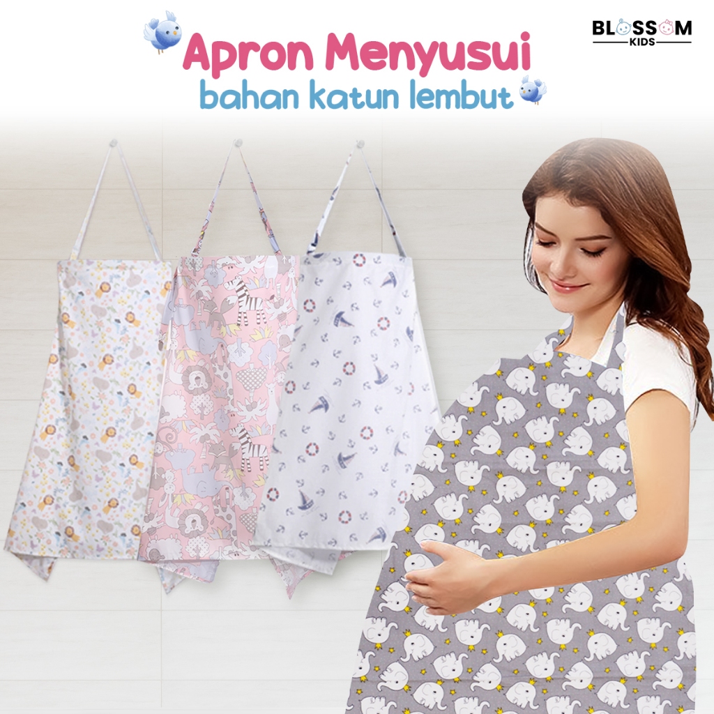 Jual Apron Menyusui Cover Asi Menyusui Nursing Cove Apron Menyusui ...