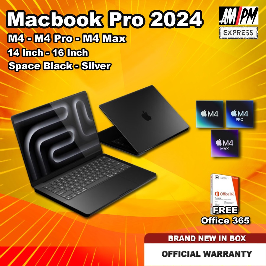 Jual 𝗠𝗮𝗰𝗕𝗼𝗼𝗸 Pro M4 Max | M4 Pro | M4 16 Inch 14 Inch 2024 New - 1TB ...