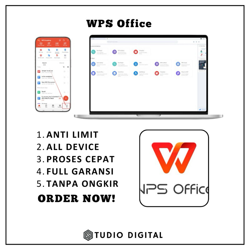 Jual wps office pro premium wps pro premium wps premium bergaransi 10 bulan real | Shopee Indonesia
