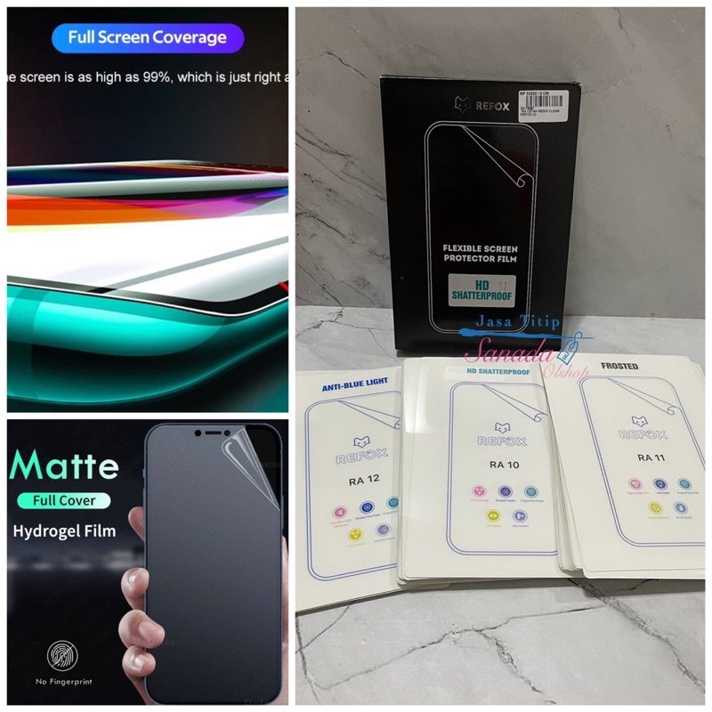Jual HydroGel protector screen segala jenis HP | Shopee Indonesia