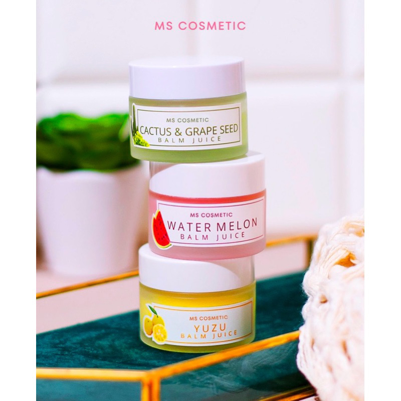 Jual Ms Glow Balm Juice Watermelon / Yuzu / Cactus exp 2026 | Shopee ...