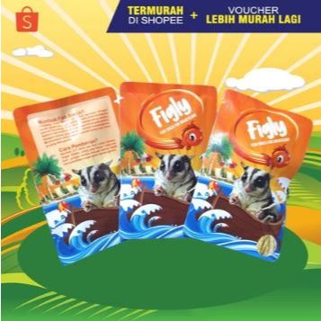 Jual FIGLY - Fishsnack Fish Snack Sugar Glider Makanan Sugar Glider ...
