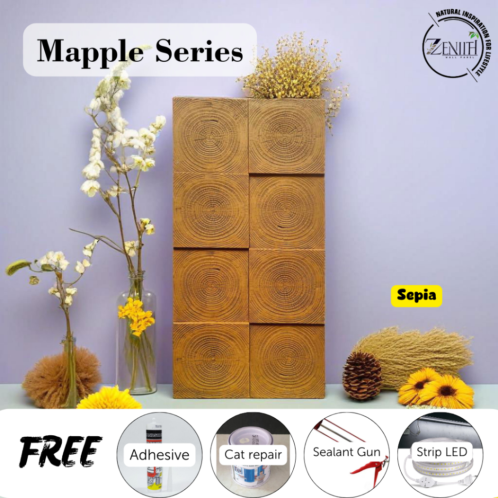 Jual ZENITH - PU Wall Panel Dinding Polyurethane - Mapple Series Ukuran ...