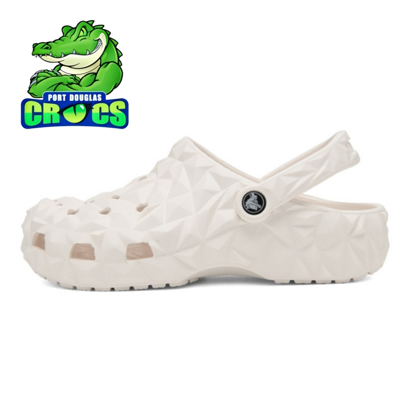 Jual [COD]Crocs Classic Geometric Clog Unisex - White | Shopee Indonesia