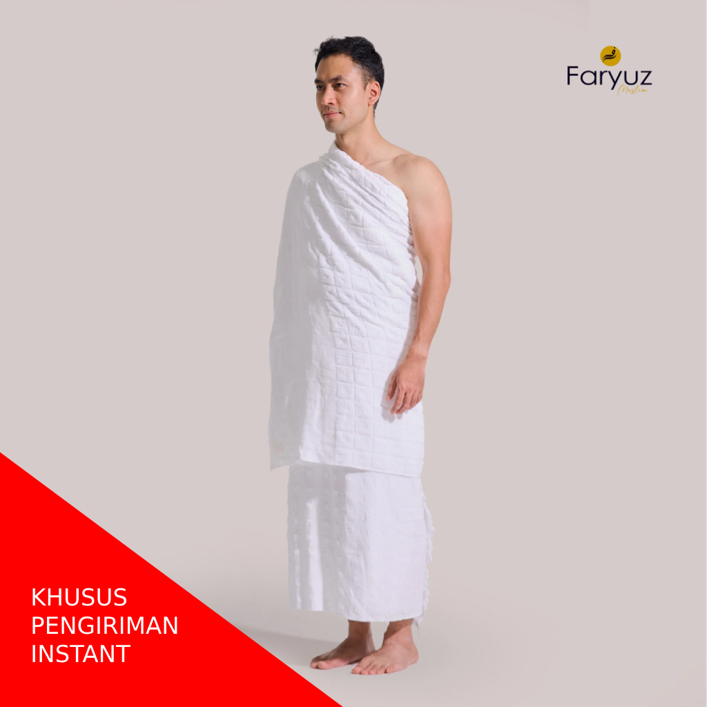 Jual (KHUSUS INSTANT) Kain Ihram Microfiber & Katun Ihrom Ikhrom Bahan ...