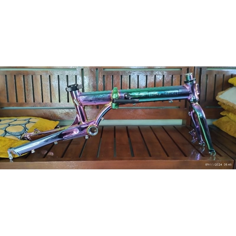 Jual Frameset Frame Set Pro Action Falcon 16 inch edisi Rainbow ...