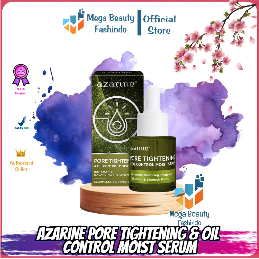 Jual Azarine Pore Tightening & Oil Control Moist Serum 20ml | Shopee ...