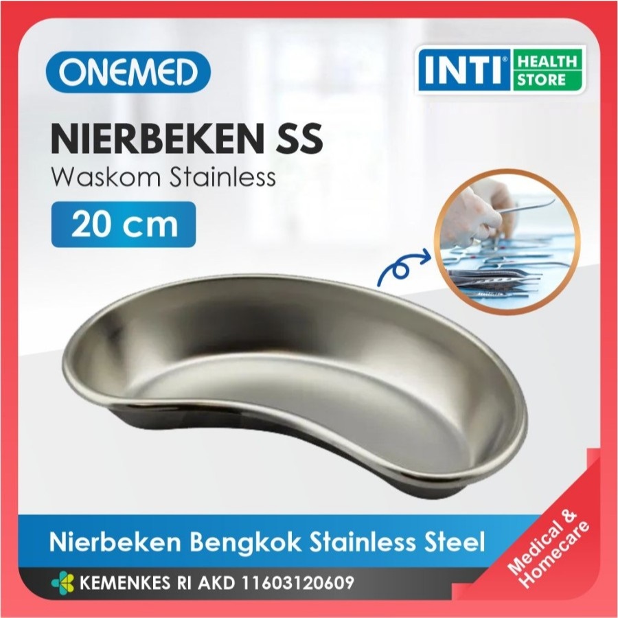 Jual Onemed | Nierbeken SS 20 Cm | Waskom Bengkok Stainless Steel ...