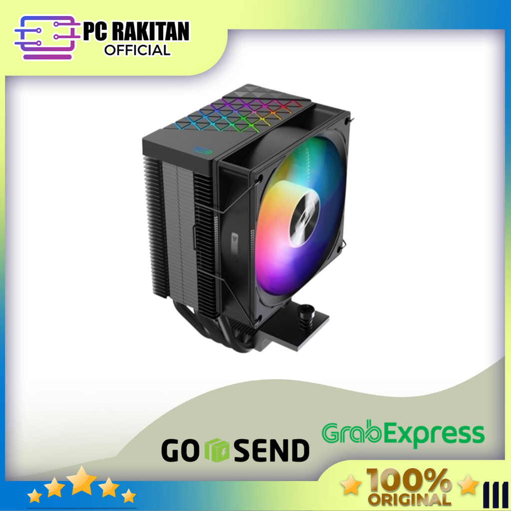 Jual PCCOOLER CPU AIR COOLER R400 ARGB BK (1X 92MM ARGB FAN + 4 ...