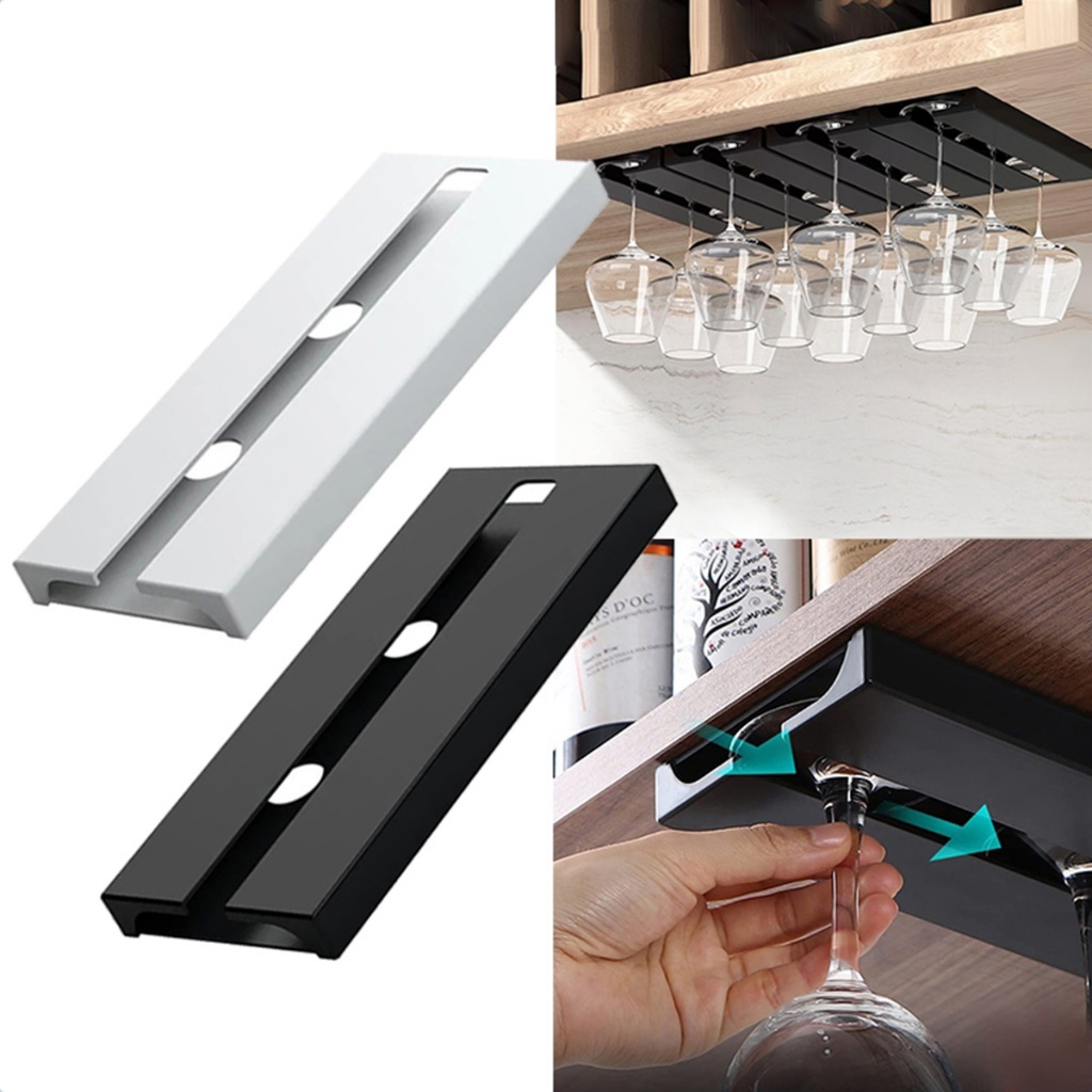 Jual Rak Gelas Wine Gantung Bar - Tidak diperlukan pengeboran untuk dapur dan ruang makan ...