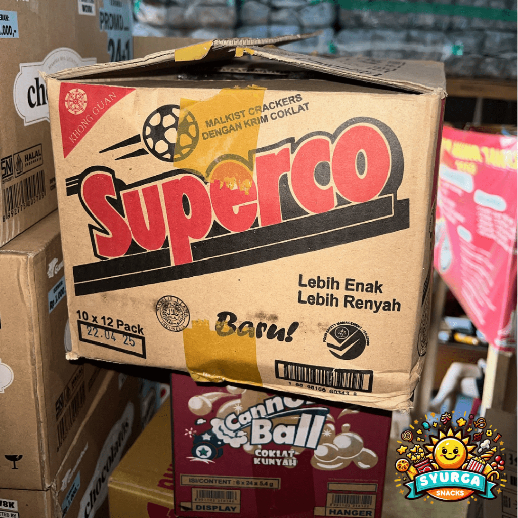 Jual Superco Biskuit Khong Guan Dus (10x12 @22Gr) | Shopee Indonesia