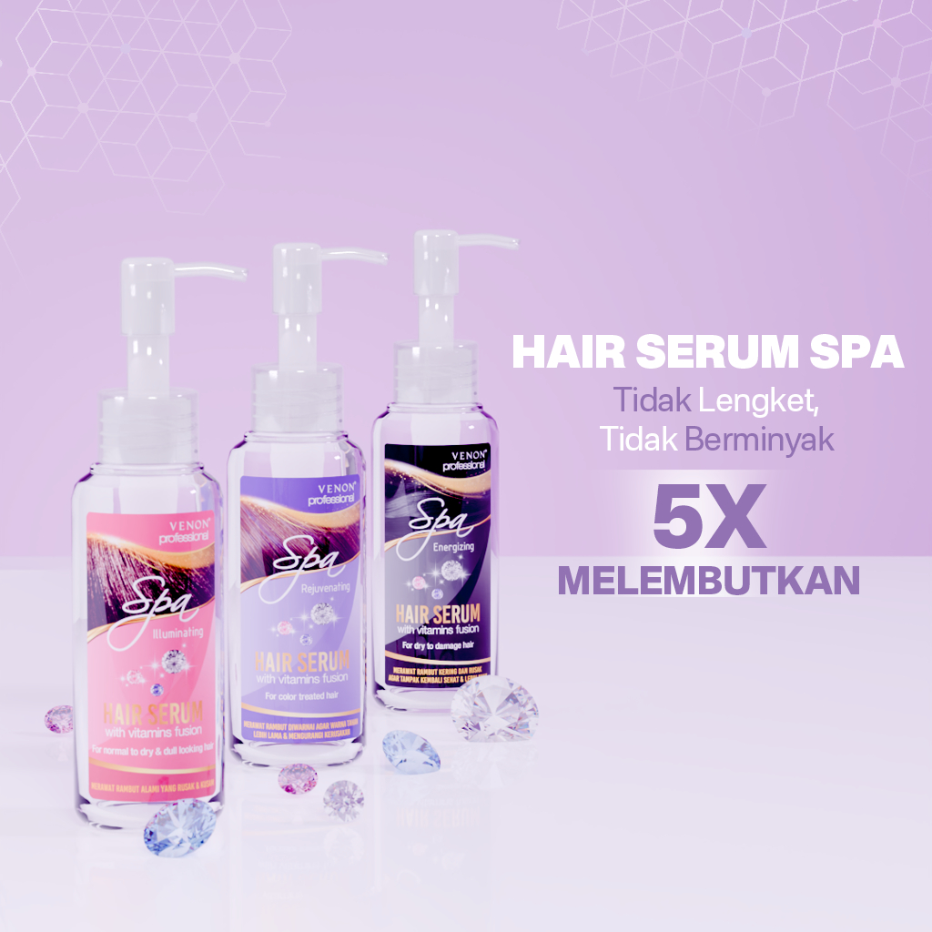 Jual VENON Hair SPA with Vitamin Series 125ml Vitamin Rambut / Serum ...