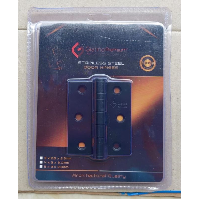 Jual Engsel Jendela 3 inch Hitam SUS304 / Engsel Glatino 3" Hitam ...