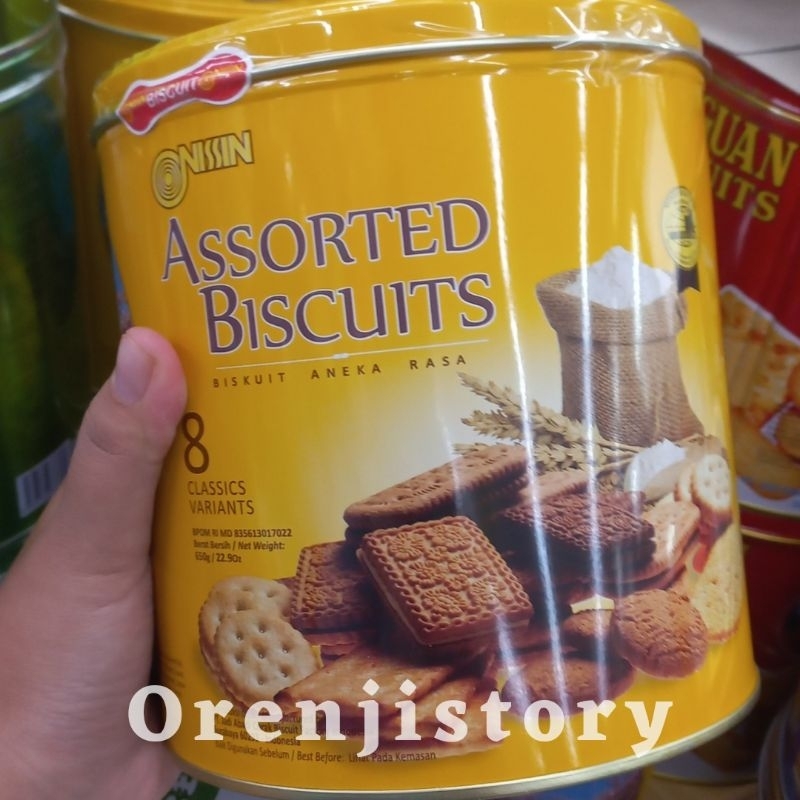 Jual NISSIN Assorted Biscuits Kaleng 650 g | Shopee Indonesia