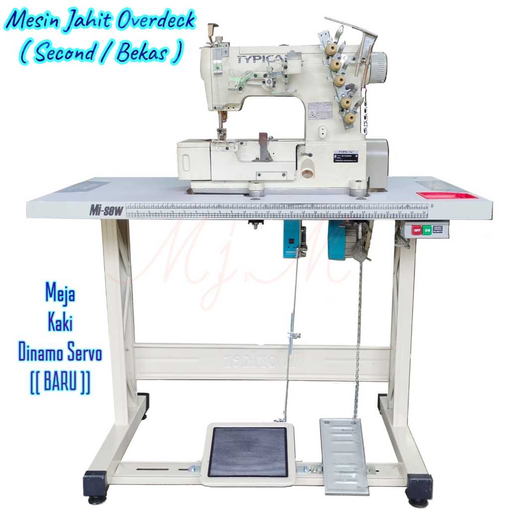 Jual Mesin jahit Overdeck ( SECOND/BEKAS ) + kelengkapan Baru / Dinamo ...