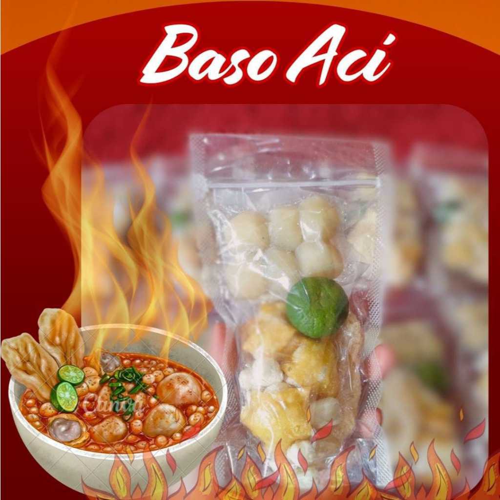 Jual BASO ACI HOT JELETOT / boci khas bandung / boci enak murah / bakso aci viral kemasan vakum ...
