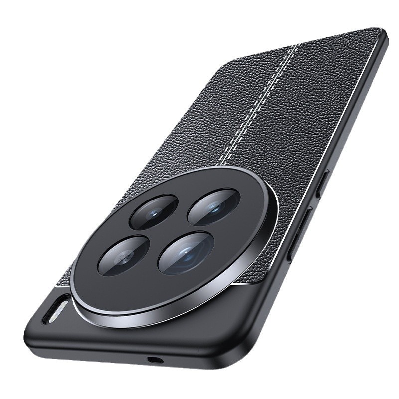 Jual Case vivo X200 | X200 Pro Premium Leather Texture Silicone Cover Soft Casing | Shopee Indonesia