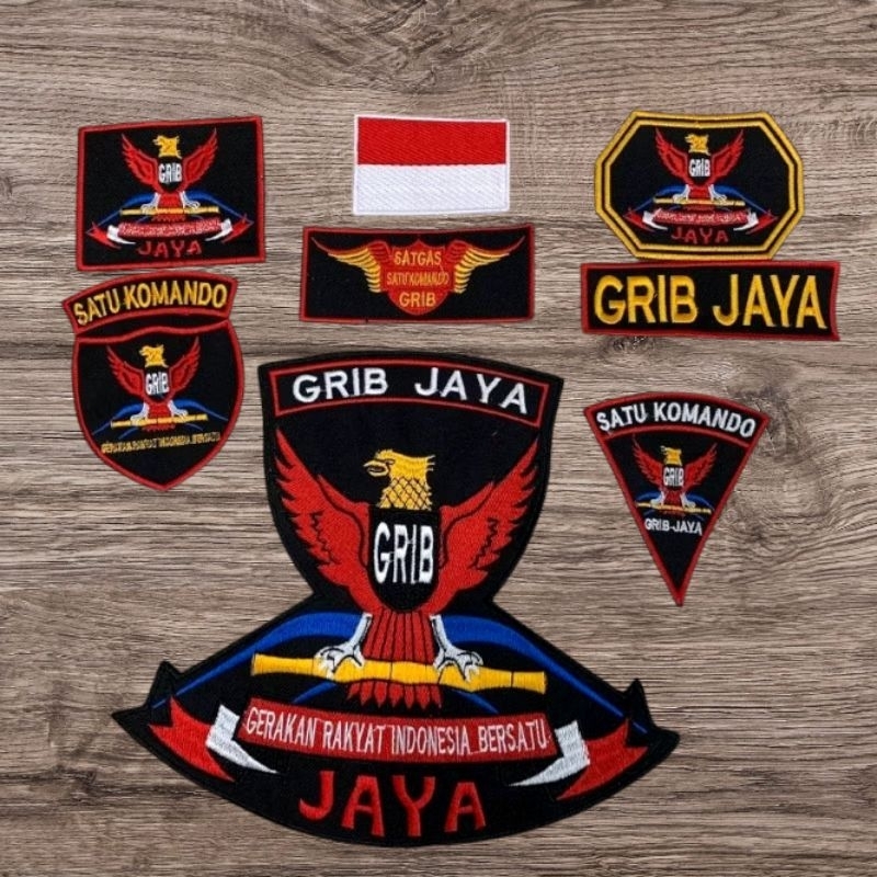 Jual LOGO BORDIR GRIB JAYA BADGE EMBLEM TIM HERCULES PACHT BORDIR Logo ...