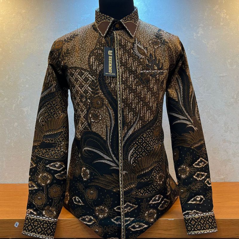 Jual KEMEJA BATIK SMOCK DOBBY LAPIS FULL TRIKOT ADEM FURING JAZ PREMIUM ...