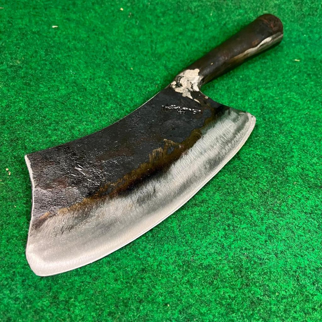 Jual Pisau Baja Gagang Besi Asli Per Fuso - Pisau Cacah Daging Dan ...