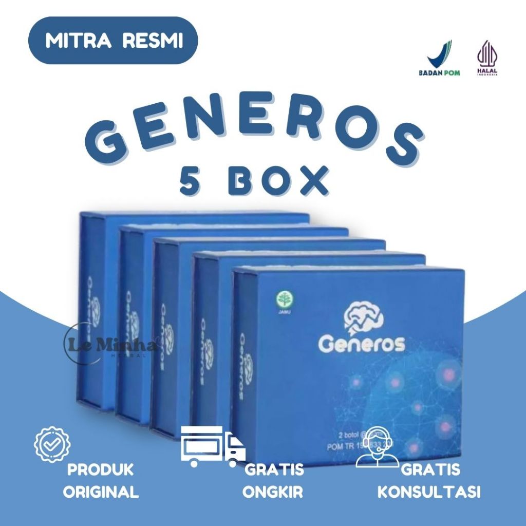 Jual Generos Multivitamin Menjaga Kesehatan Anak - 5 Box | Shopee Indonesia