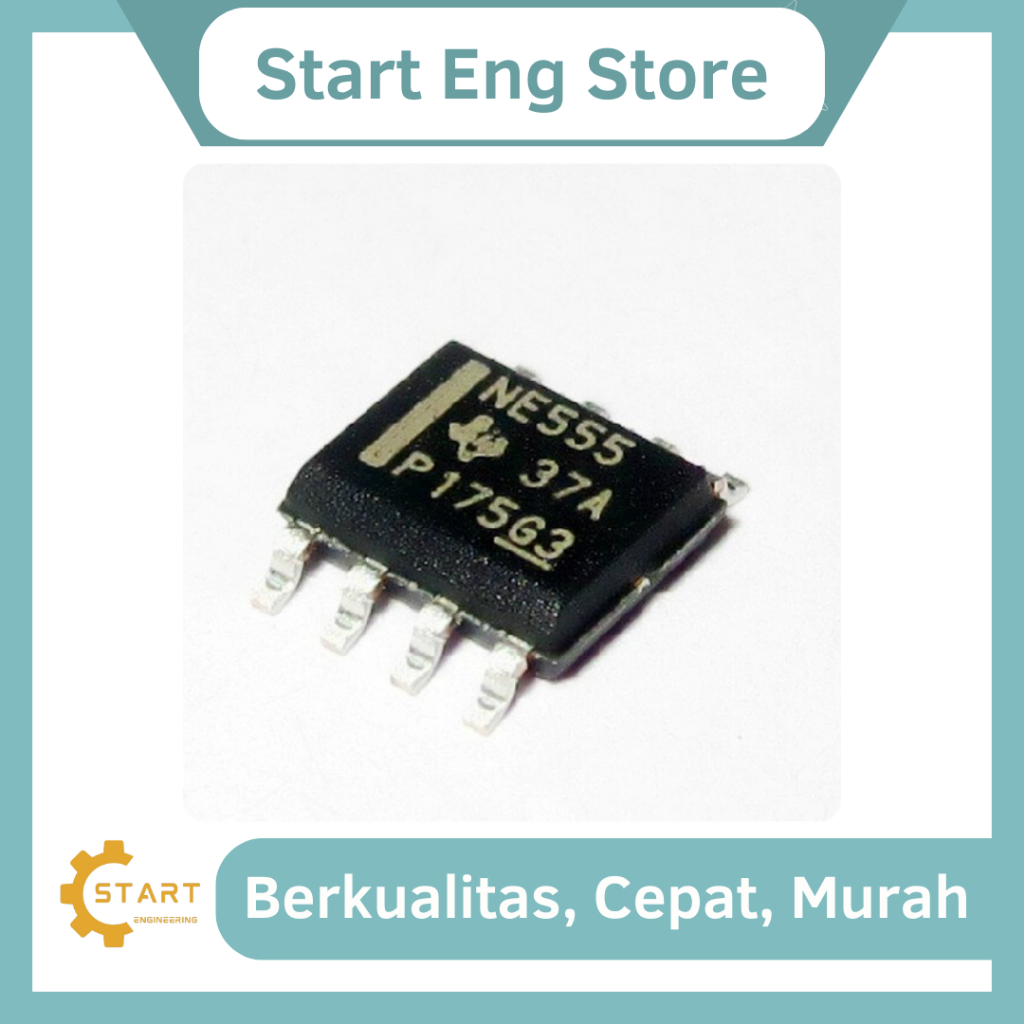 Jual NE555 SOP8 SOP-8 SMD 555 CLOCK TIMER OSCILLATOR IC | Shopee Indonesia