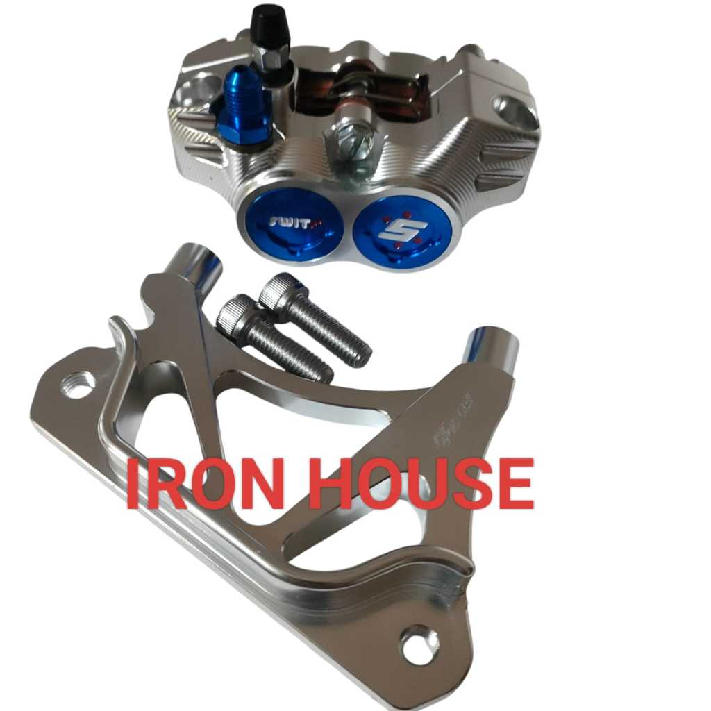 Jual Paket kaliper formula swits 4 piston plus breket pnp beat vario scoopy genio spacy disc ...