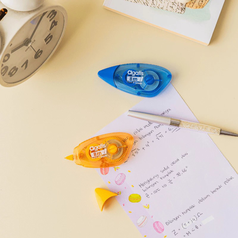 Jual Agatis Correction Tape / Tipe-X / Label Penutup Tulisan 8mx5mm ...