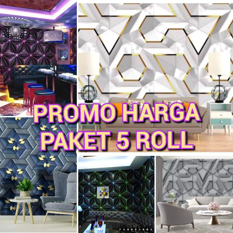 Jual PROMO HARGA PAKET HEMAT Wallpaper Dinding Kamar Tidur Ruang Tamu ...