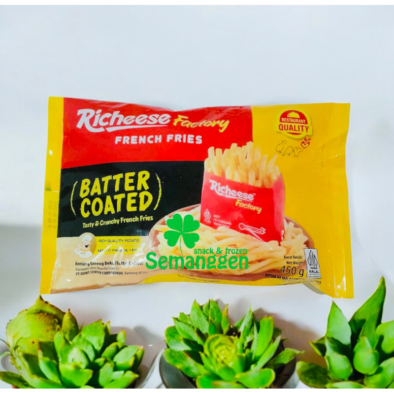 Jual Richeese french fries Batter Coated 900g | Shopee Indonesia