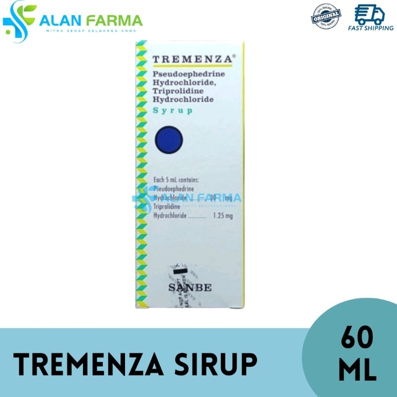 Jual Tremenza Sirup 60 mL | Sirup Redakan Pilek untuk Anak dan Dewasa ...
