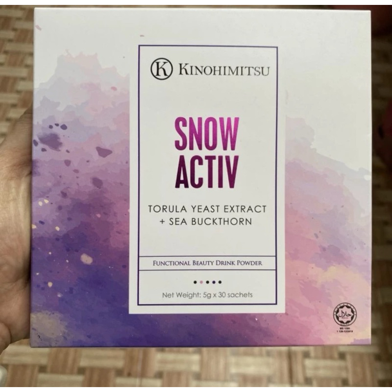Jual Kinohimitsu Snow Activ 1 box 30 sachets | Shopee Indonesia